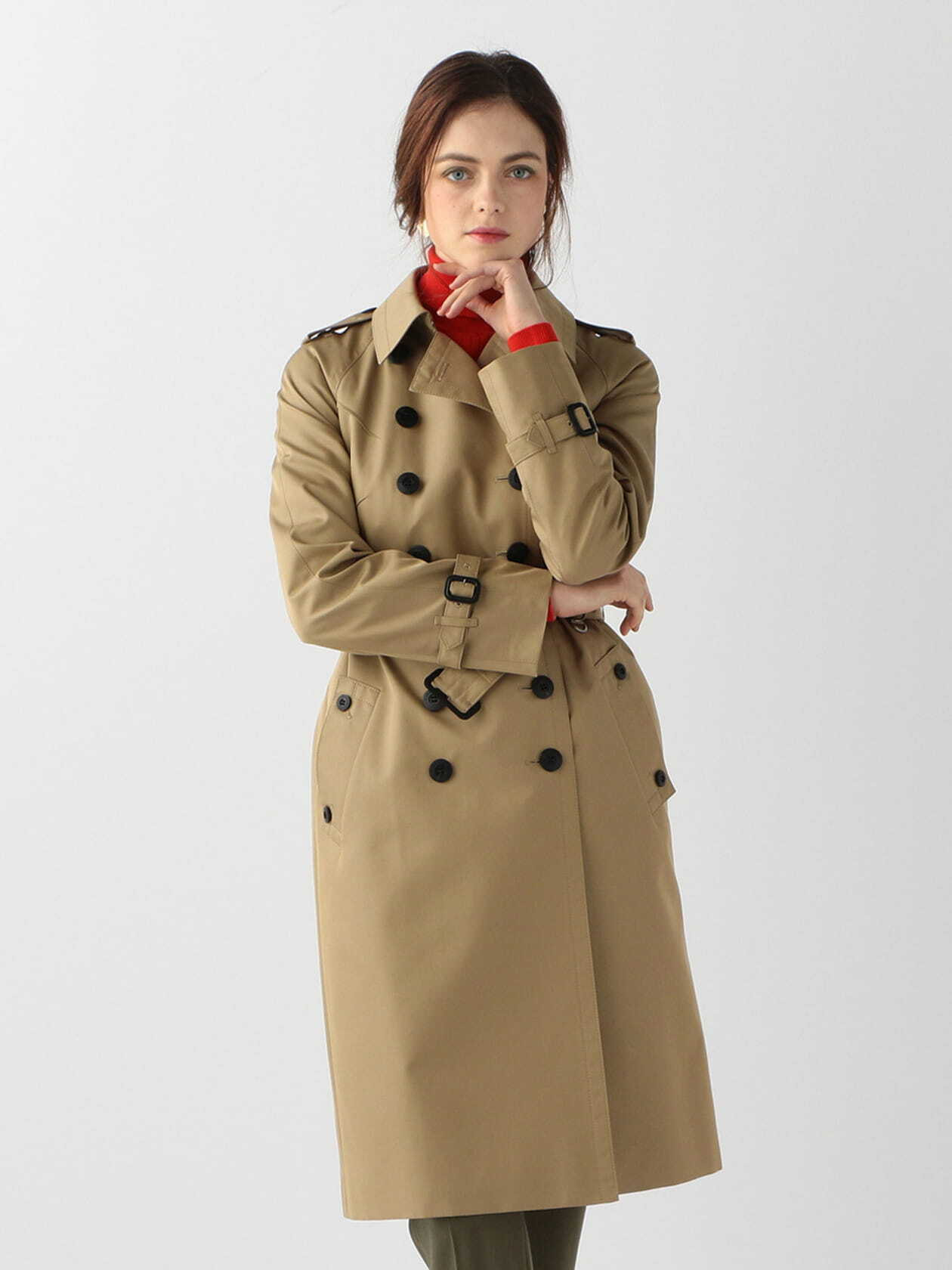 【AQW】WHITE LABEL TRENCHCOAT LONG